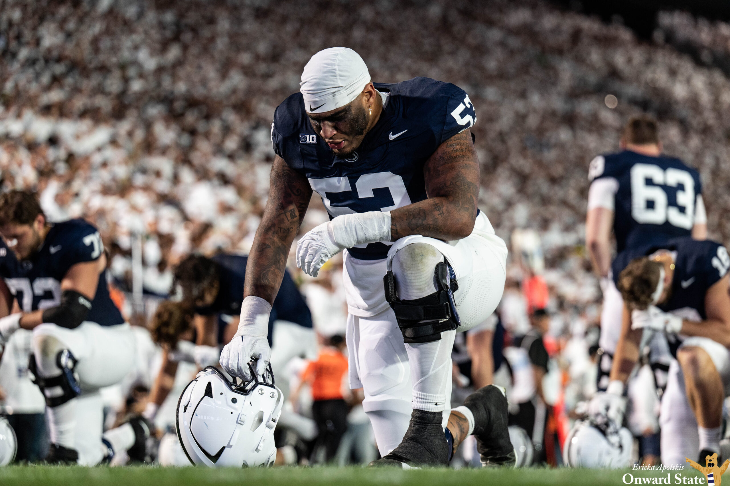 Penn State Football Offensive Lineman Nick Dawkins Named To Jason ...