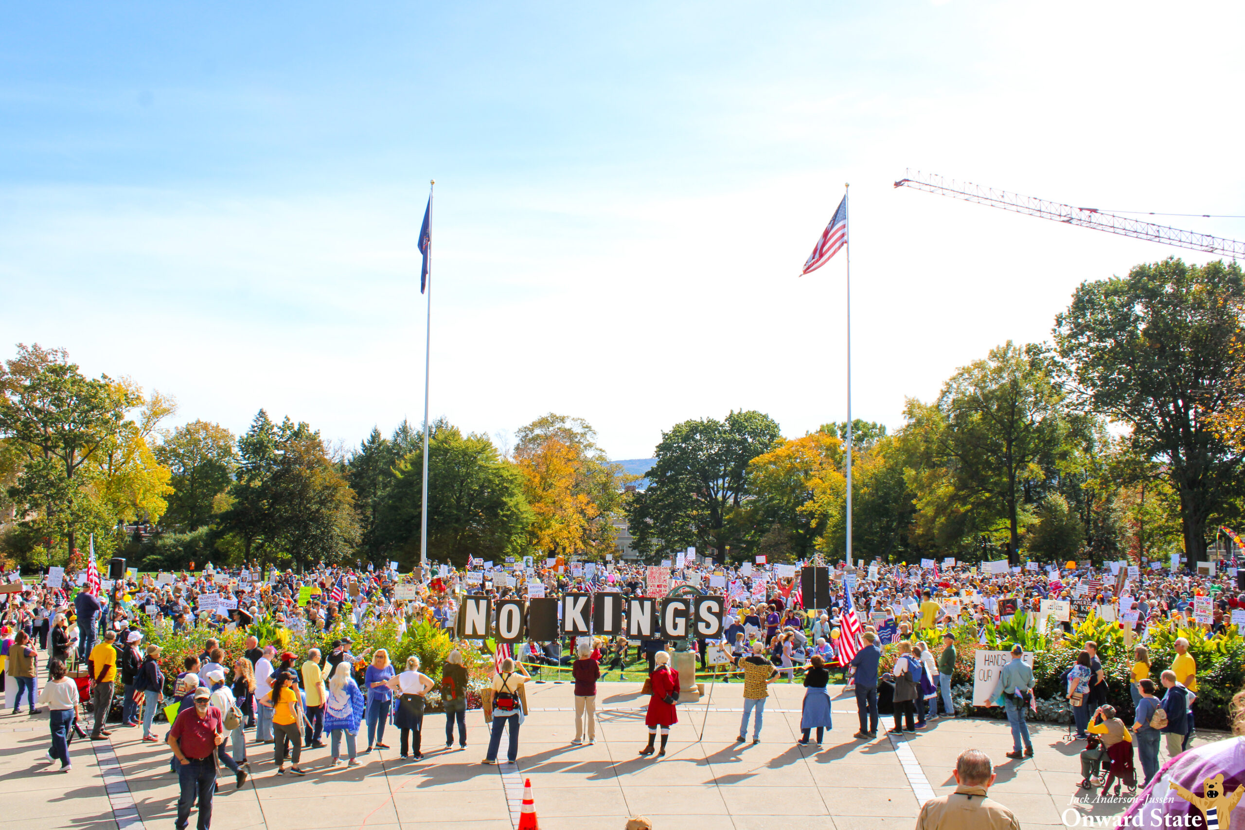 More Than 3,000 Join State College 'No Kings' March In Nationwide Day ...