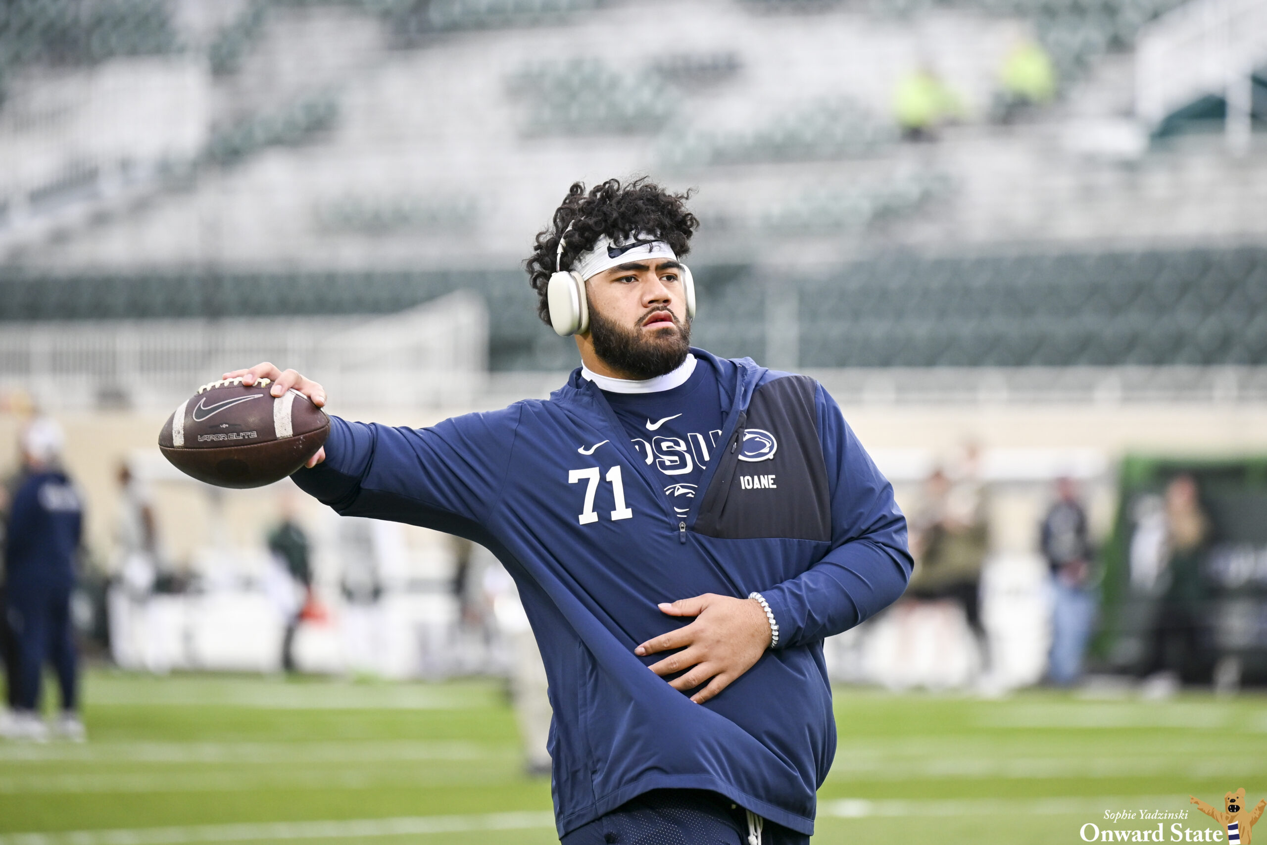 Penn State Football Offensive Lineman Vega Ioane Declares For NFL Draft ...